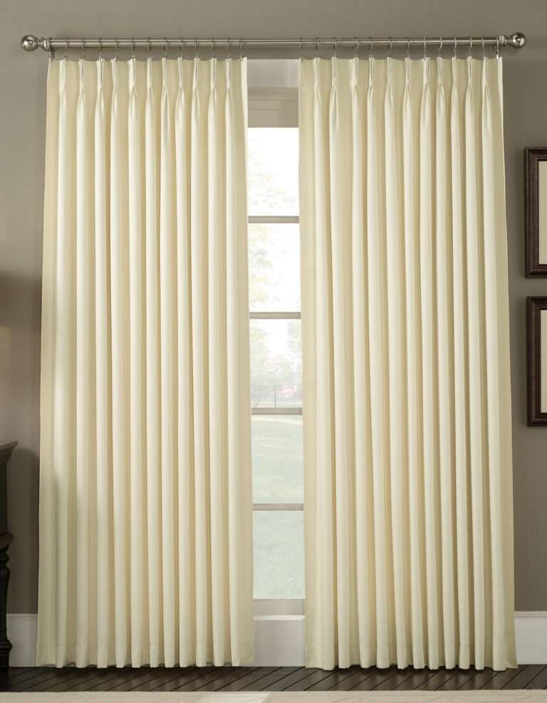 Elegant Pinch Pleated Drapery for Custom Window Style