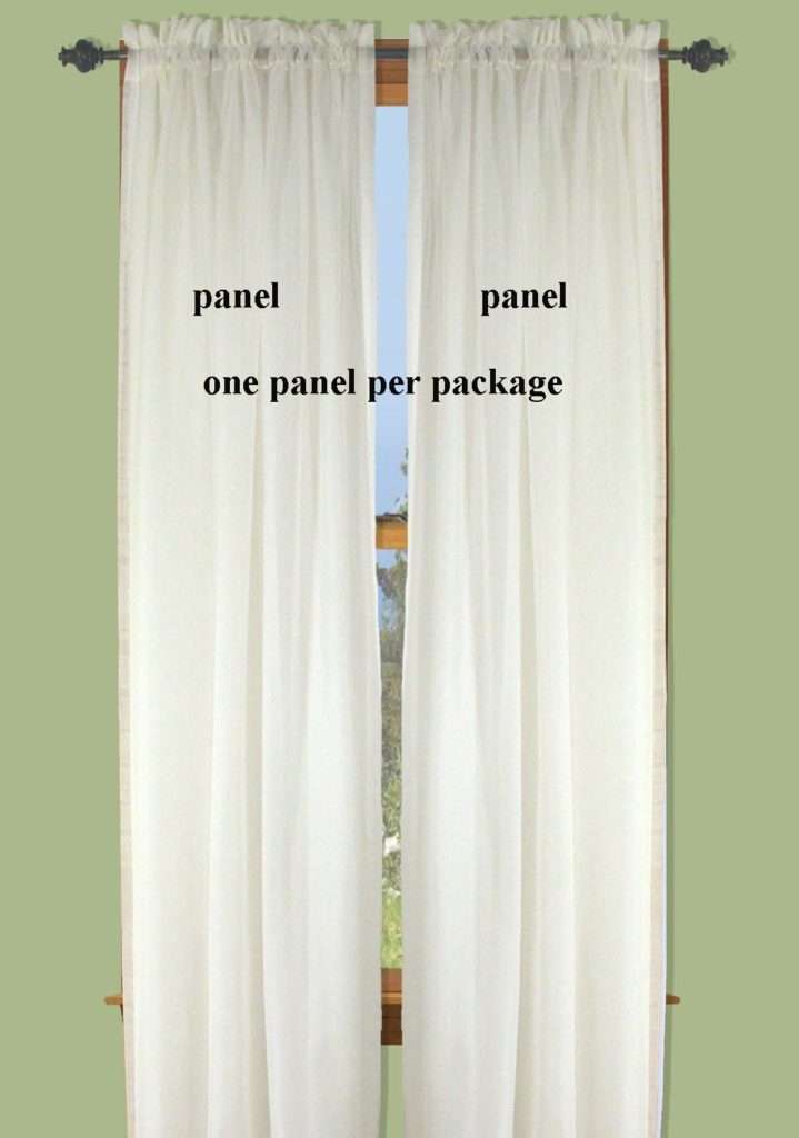 Sheer Voile Curtain Panel | The Curtain Shop