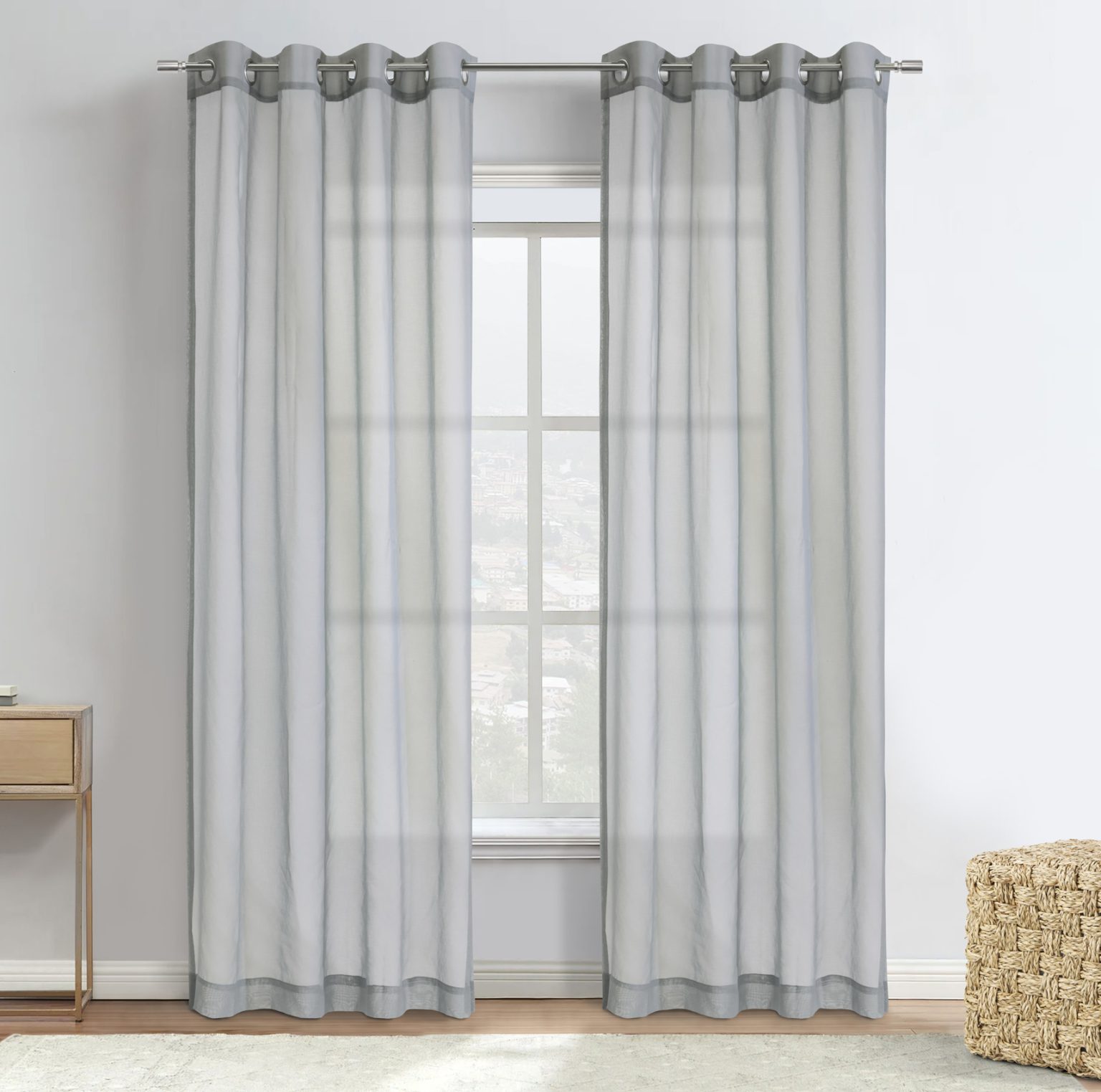 Sleek Grommet Top Curtains for Modern Window Dressing